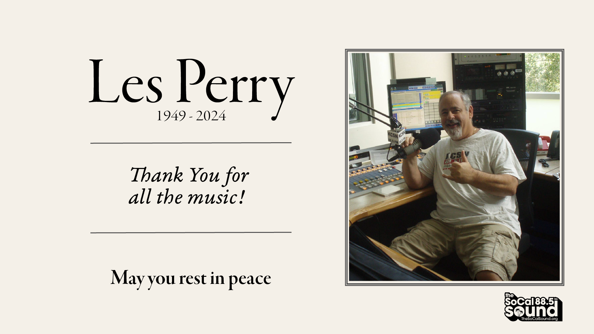 Les Perry Tribute - The SoCal Sound Los Angeles | Community Amplified
